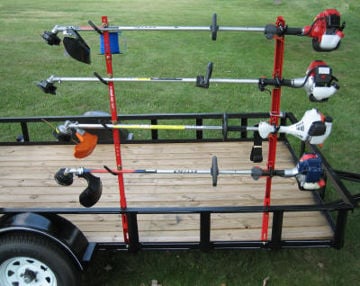Jungle Jim Trimmer Rack | Landscape Trailer Racks at Super Low Prices ...