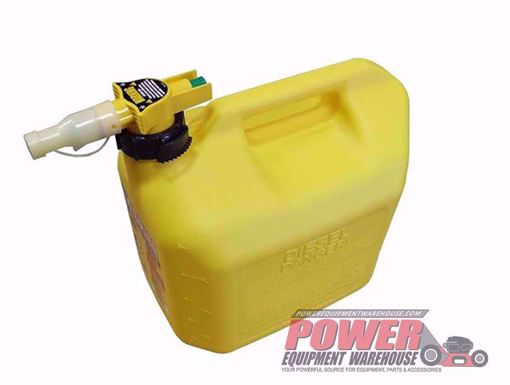 5 Gallon No Spill Diesel Fuel Can | Large Selection at Power Equipment Warehouse. Power ...