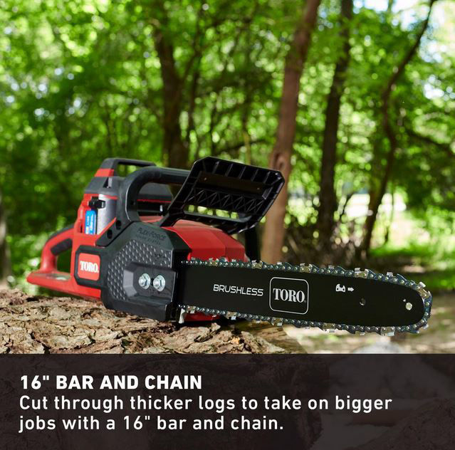 51850 TORO Cordless Lithium-Ion Battery 60-Volt Chain Saw | Call Power ...