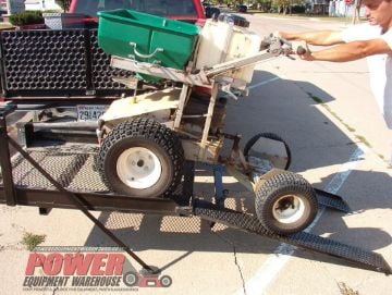 Spreader Carrier Racks. Power Equipment Warehouse